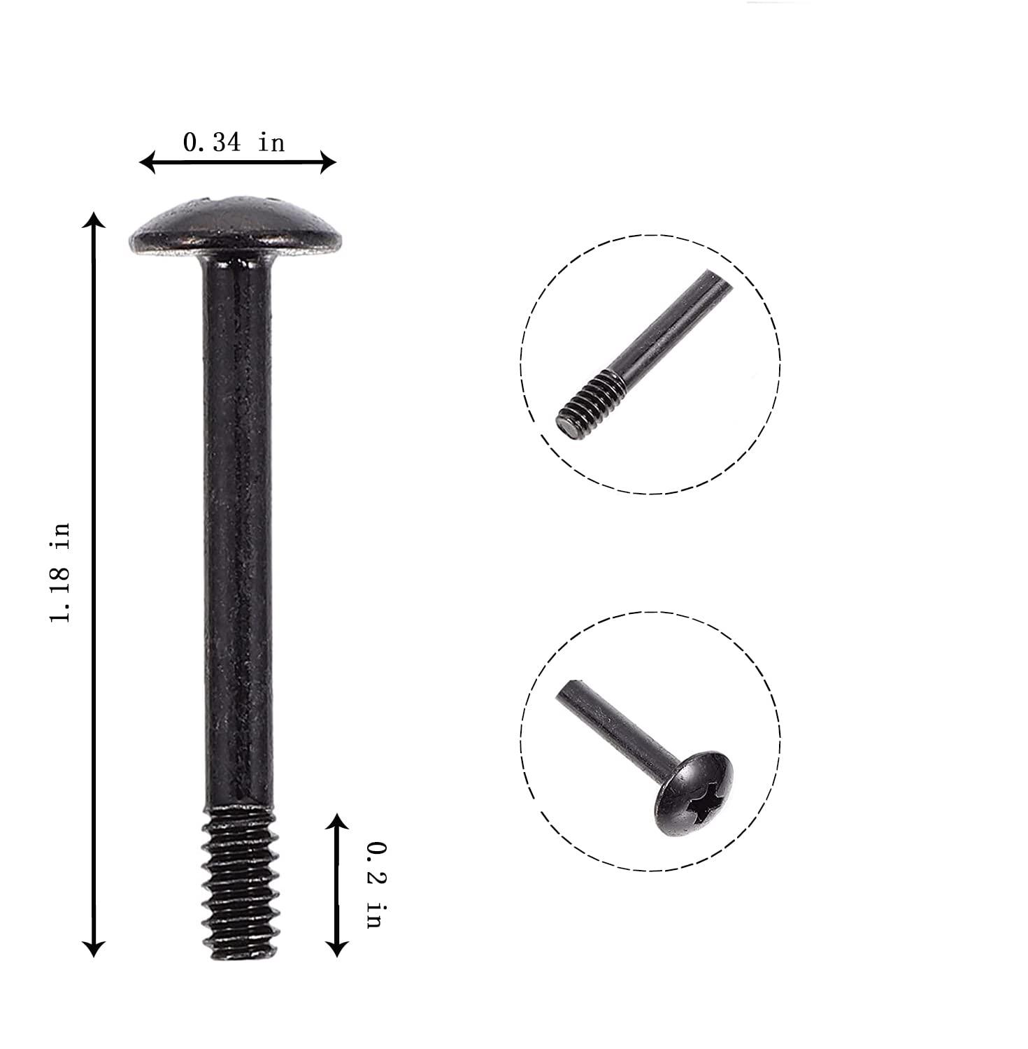 Reducing Vibration Screws fit for Internal Fans & Cooling Components 1.18in PC Fan Screws PC Case Screws 30pcs