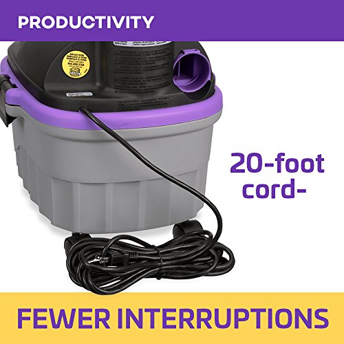 ProTeam Wet Dry Vacuums, ProGuard 4 Portable, 4-Gallon Wet Dry Vacuum Cleaner with Tool Kit