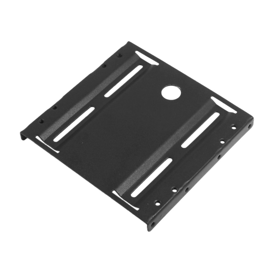 Qtqgoitem Metal 2.5 Inch to 3.5 Inch ATX SSD Mounting Adapter Bracket Holder Black (model: 9d8 f83 d1a abb db7)