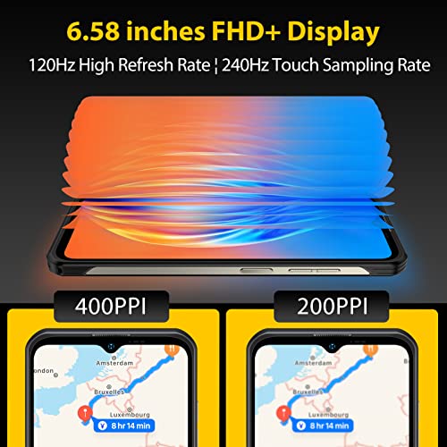 Ulefone Armor 17 Pro Rugged Cell Phone 4G, Helio G99 13+256GB, 108MP Pro Camera, 120Hz Display, 66W Quick Charge, Work with Magnetic Accessories, Android 12 Unlocked Smartphone, 2.4/5G WiFi 6
