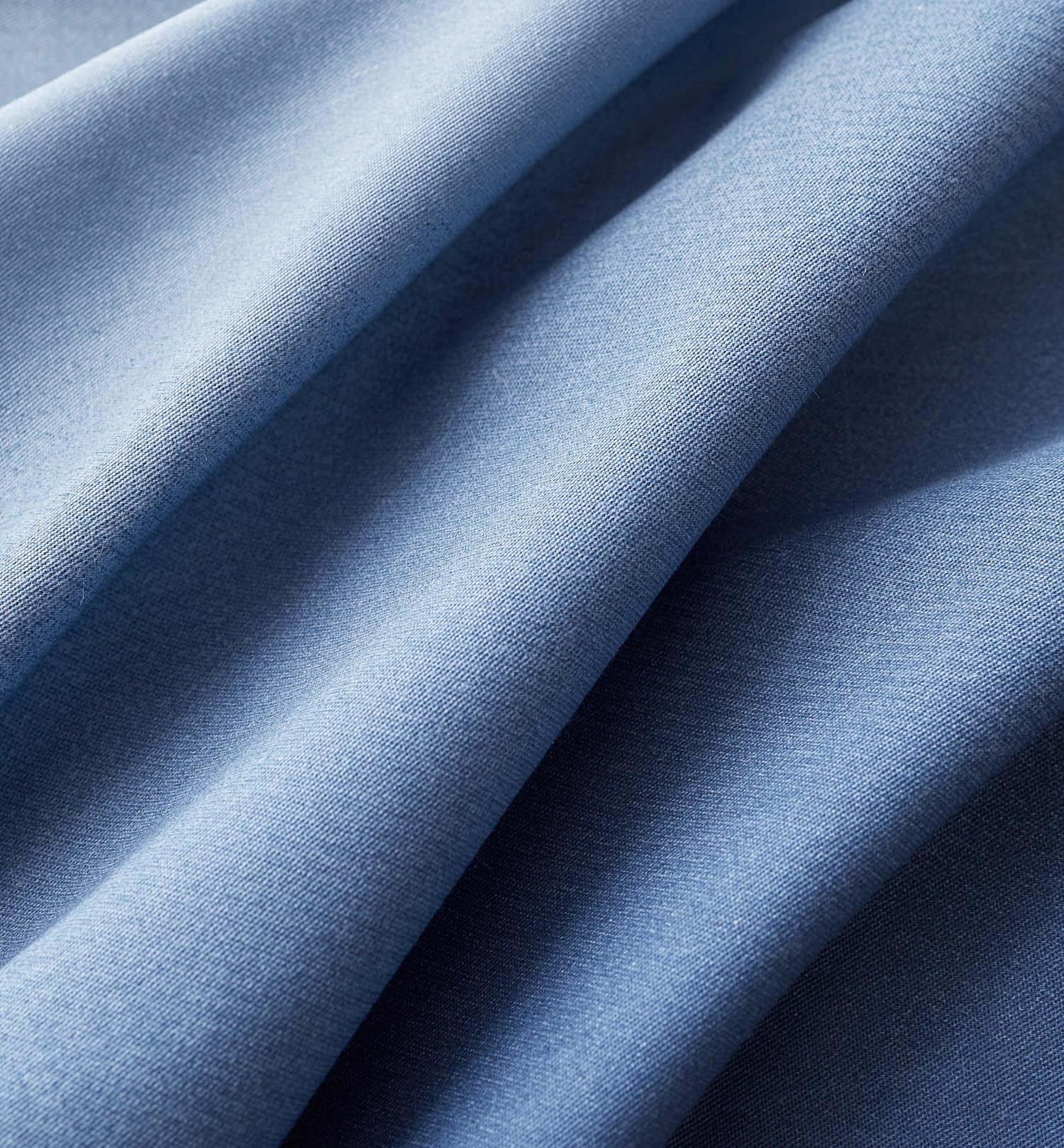 SUSYBAO Gradient Patterned Duvet Cover King 100% Cotton Sky Blue Duvet Cover 3 Pieces Set 1 Neutral Blue and White Duvet Cover with Zipper Ties 2 Pillowcases Luxury Navy Bedding Set Soft