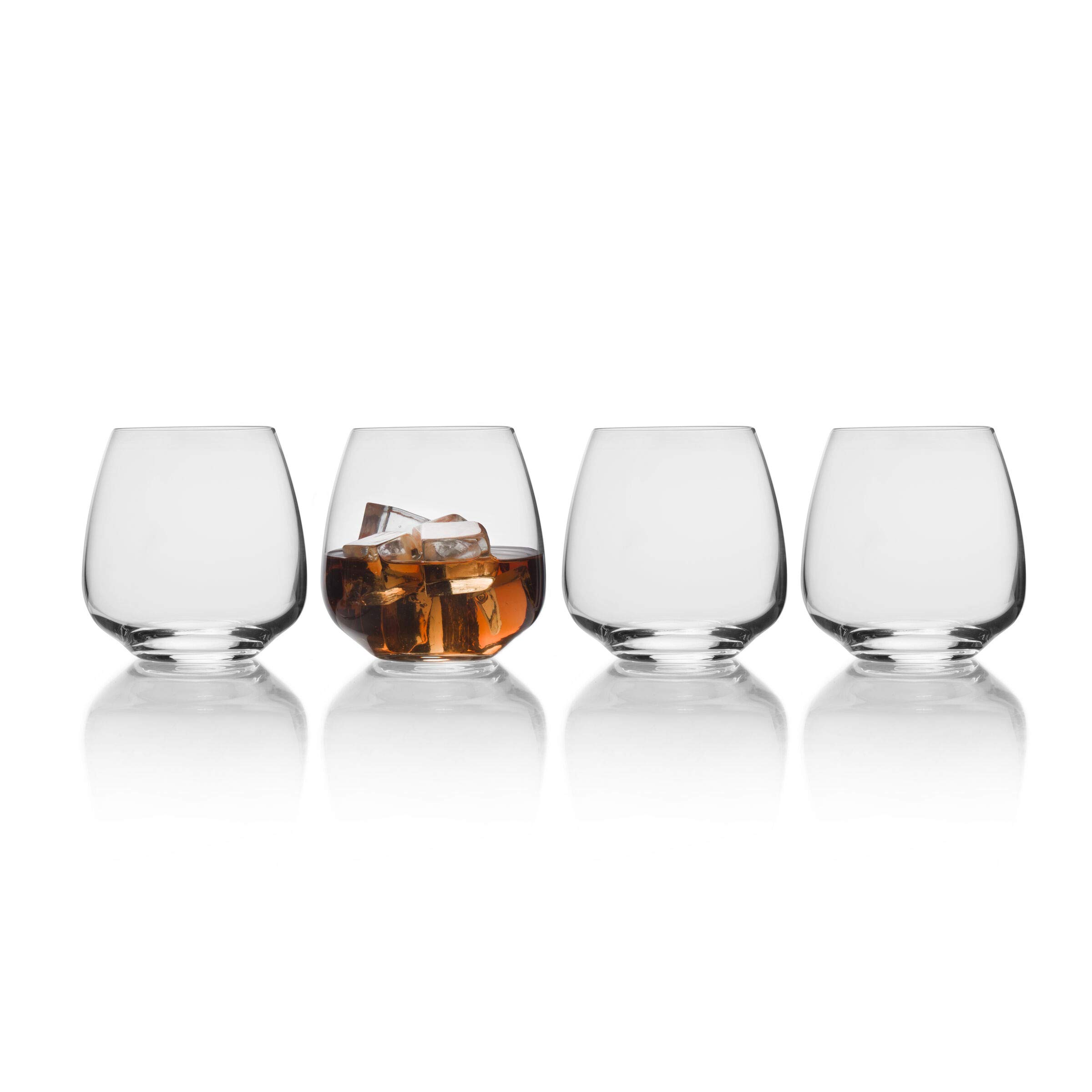 Mikasa Melody Double Old Fashioned, Set of 4, 15-Ounce, Clear