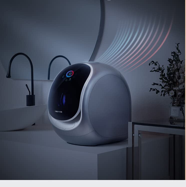 Underwear and Underwear Washing Machine All-in-one Washing and Drying Machine High-Temperature Boiling Space Capsule Opening and Closing Design Drum Washing Machine (Detergent * 5) ()