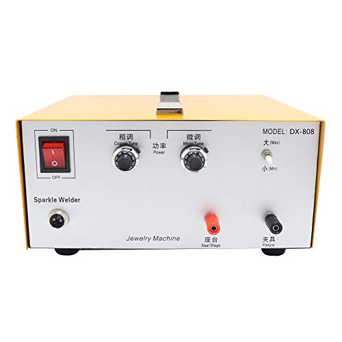 MXBAOHENG 2 in1 Pulse Spot Welder High Power Handheld Pulse Spot Welding Machine DX-80A Collision Welding Machine Jewelry Tools 500W AC220V/110V (110V)