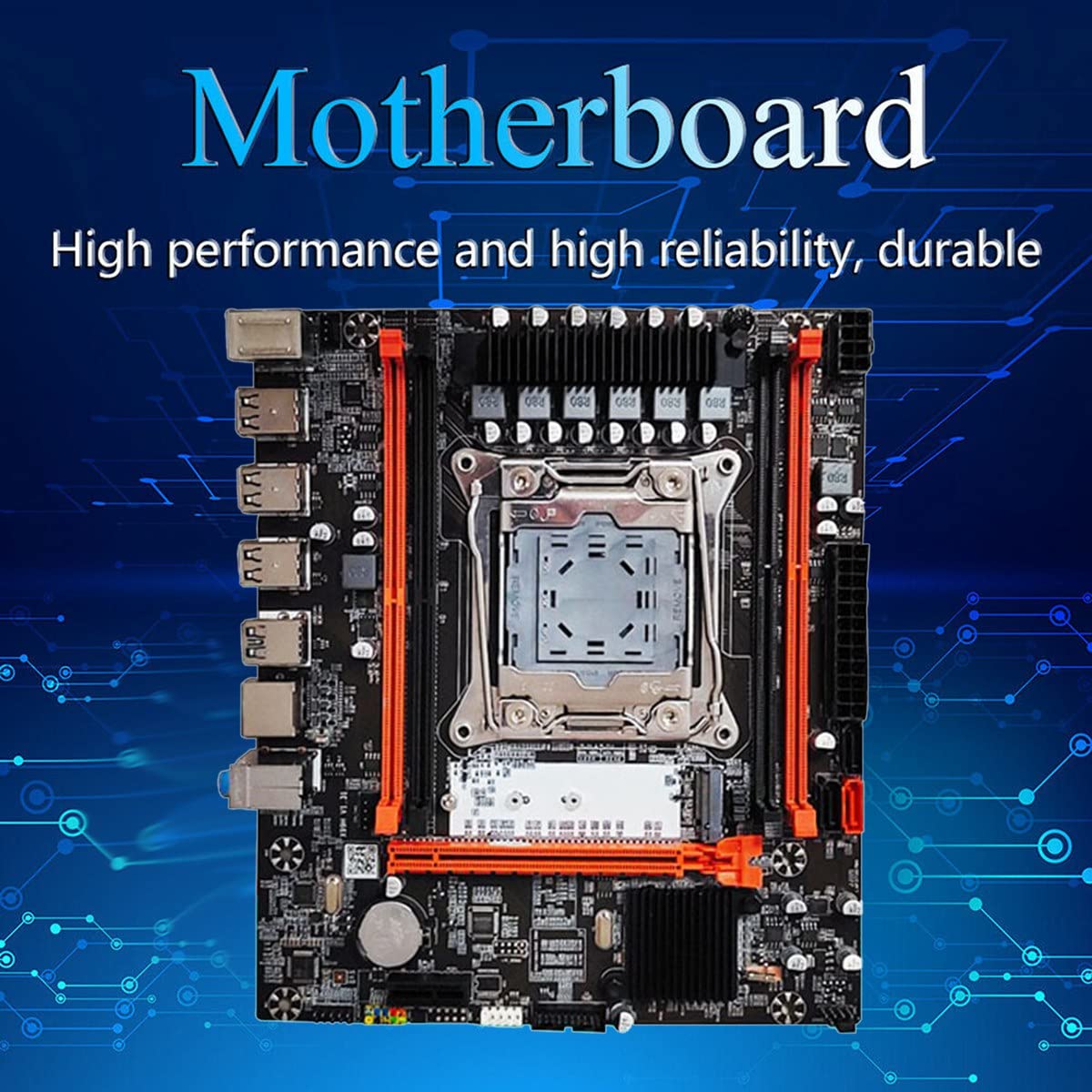 STACEY X99H Desktop Motherboard B85 Chip LGA2011-V3 DDR3X4 ECC Server Memory Slot M.2 NVME PCI-E 3.0 X16 SATA3.0 for PC