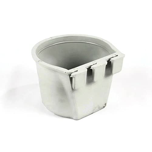 The ROP Shop | (Pack of 200) Gray Cage Cups for Chickens, Dogs, Pheasants, Rabbits Feed & Water