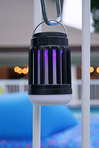 PIC Solar Portable Lantern & Bug Zapper, Kills Bugs on Contact