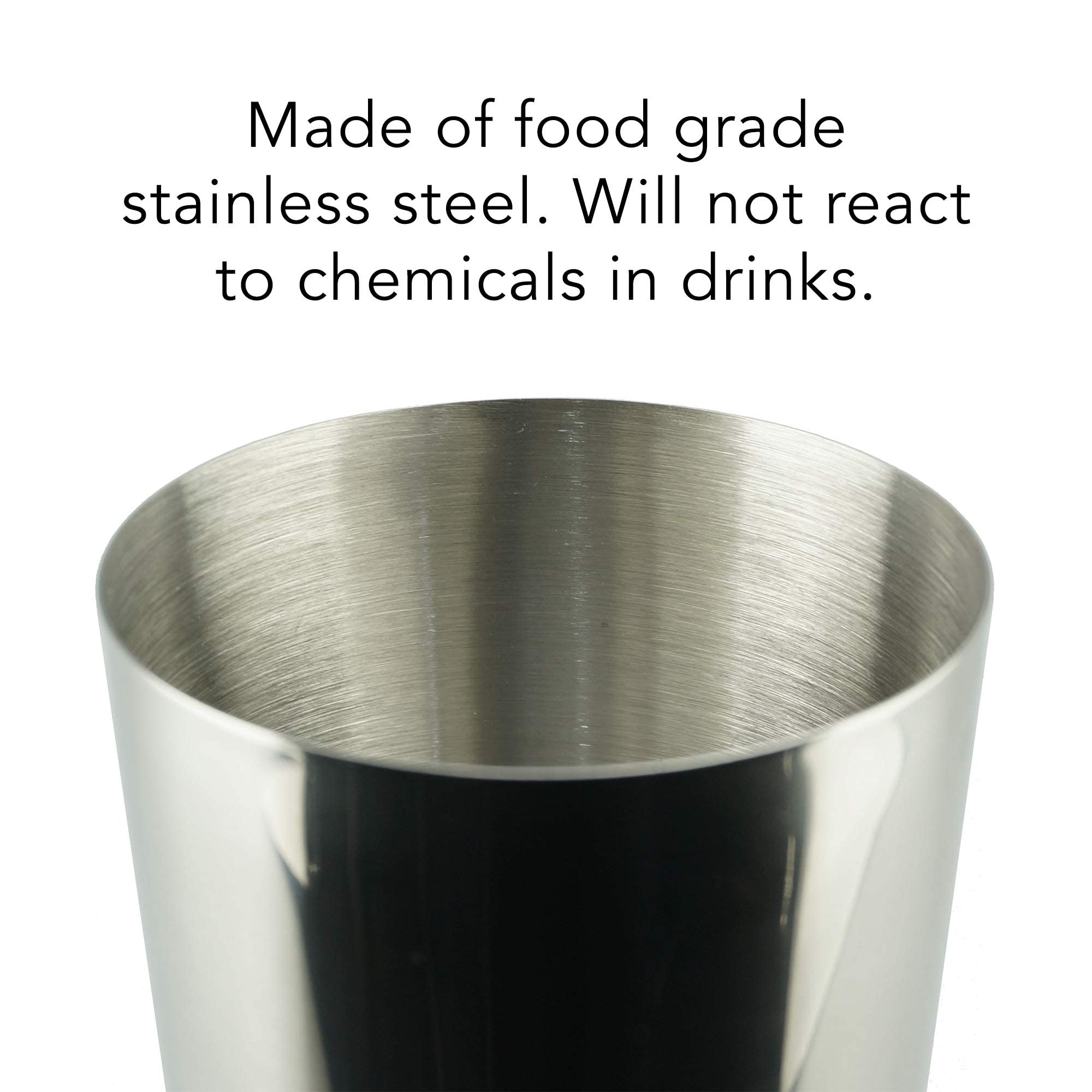 PG Bundle #17-6PC Cocktail Stainless Steel Shaker Set with Set of 4 Moscow Mule Hammered Cups