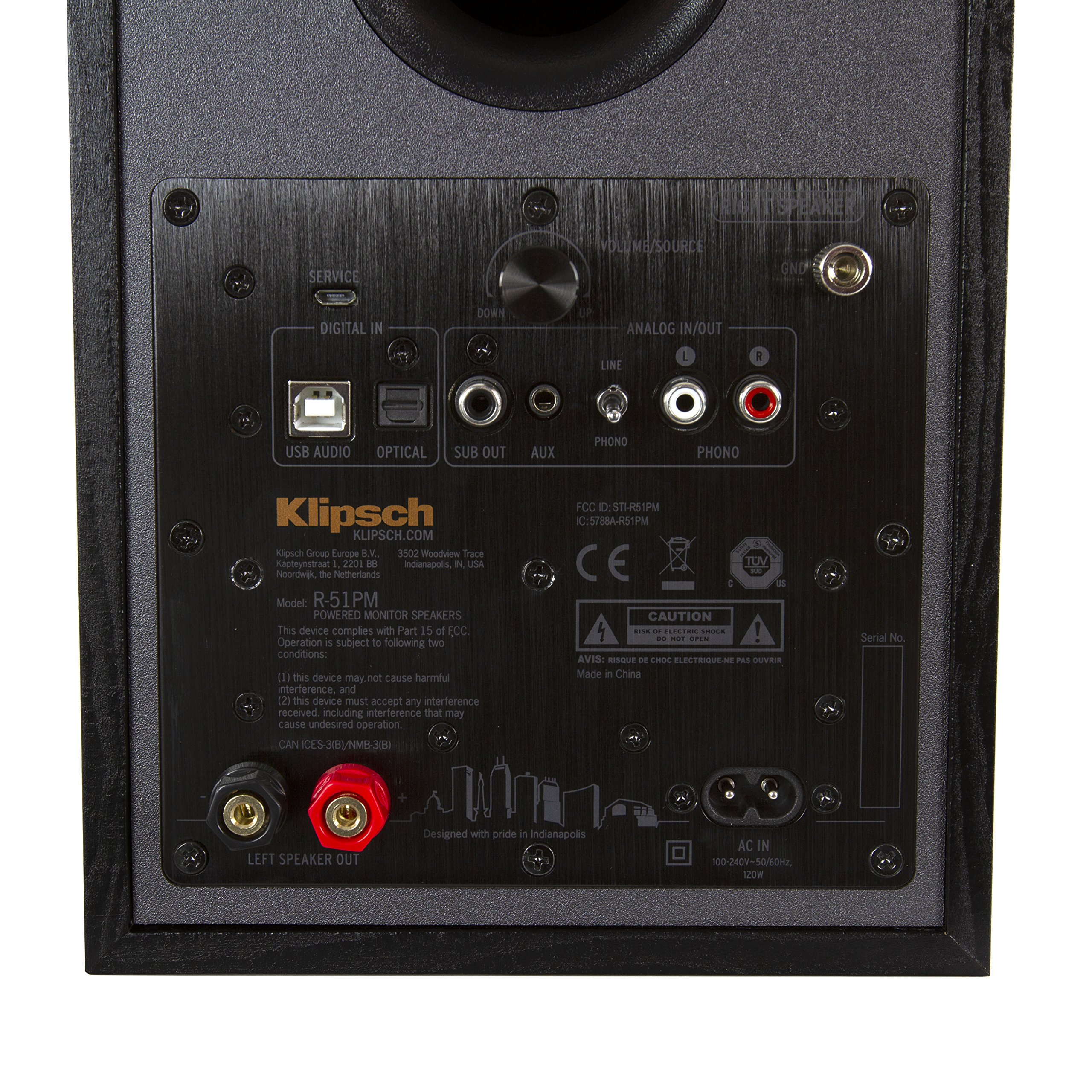 Klipsch R-51PM Powered Bluetooth Speaker (Renewed)