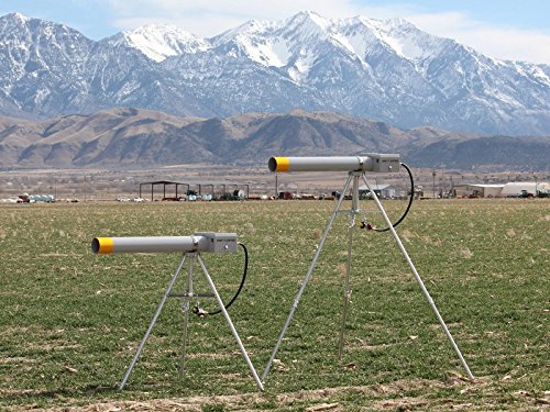 Sonic Sentinel M14-1 Propane Sound Cannon & Tripod + Remote Control Gray