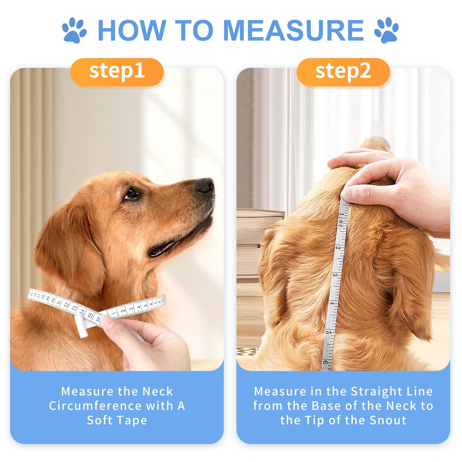 WinWeal Soft Dog Cone for Dogs After Surgery, Breathable Pet Recovery Collar for Large Medium Dogs, Adjustable Dog Cone Collar, Elizabethan Collar (L, Blue)