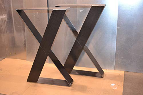 Metal Table Legs, HD Zig Zag Style - Any Size and Color