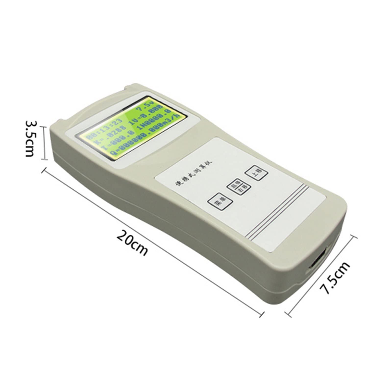 QYTEC Hose Timer LS1206B Liquid Flow Meter 0.05~8m/s/Portable Velocity Spiral Paddle Velocimeter Water Flowing Speed Tester with 1.6m Test Rod Water Timer
