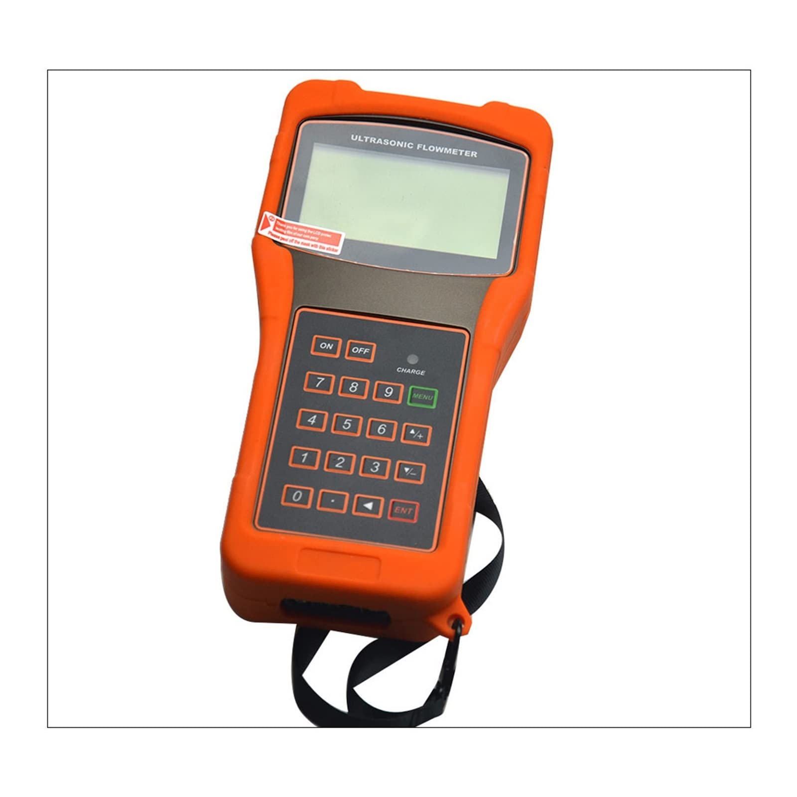 QYTEC Hose Timer Handheld Digital Ultrasonic Flow Meter Water Flowmeter TUF-2000H TS-2(DN15~DN100mm) TM-1(DN50~DN700mm) TL-1(DN300~DN6000mm) Water Timer (Color : Host TS2-TM1-TL1-HT, Size : Orange)