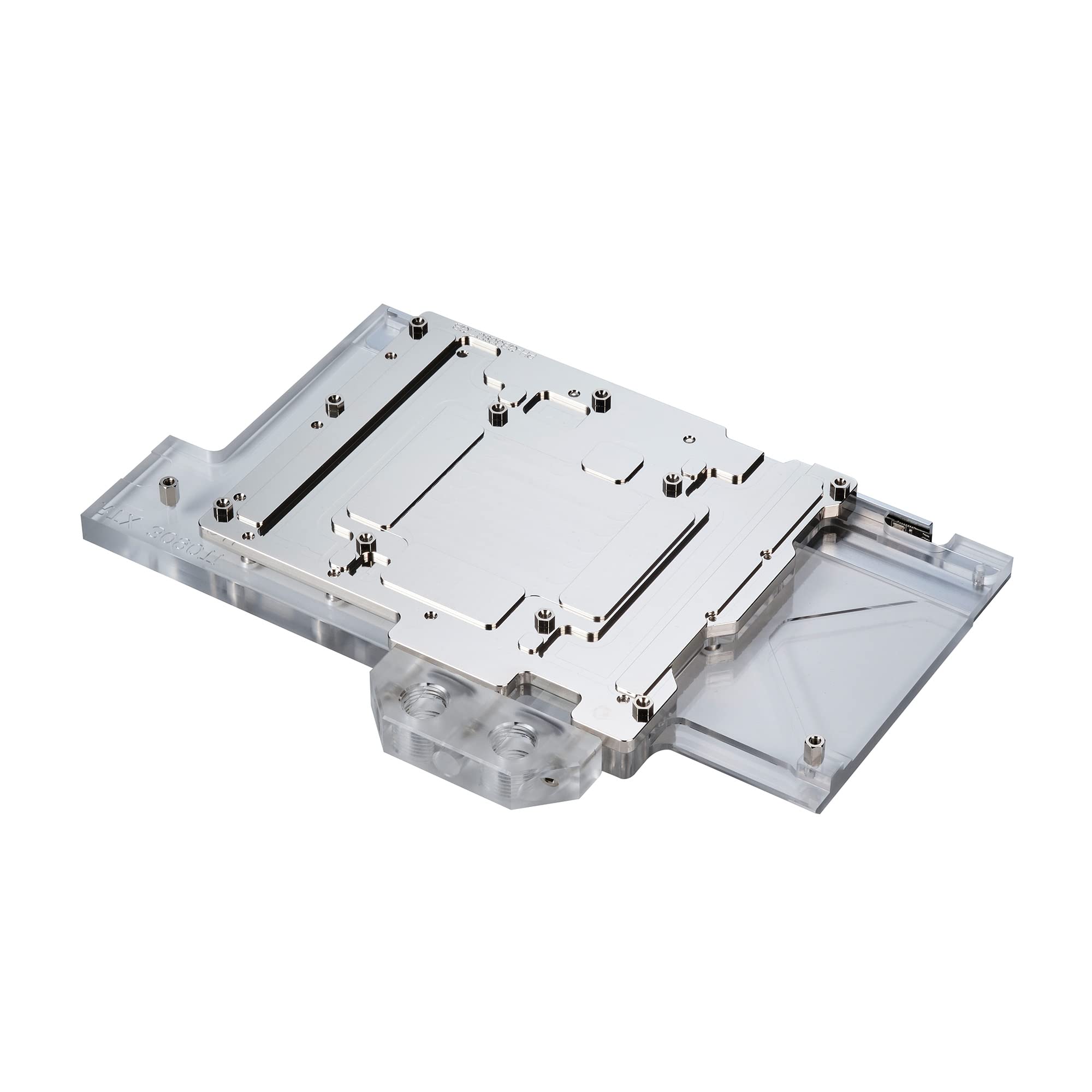 Phanteks (PH-GB3090TIGB_BK01_BP) Glacier G3090Ti GIGABYTE for GIGABYTE AORUS Xtreme/Gaming RTX 3090 Ti, Nickel-Plated Copper Block, Acrylic, Aluminum Cover Plate, Digital-RGB, Black
