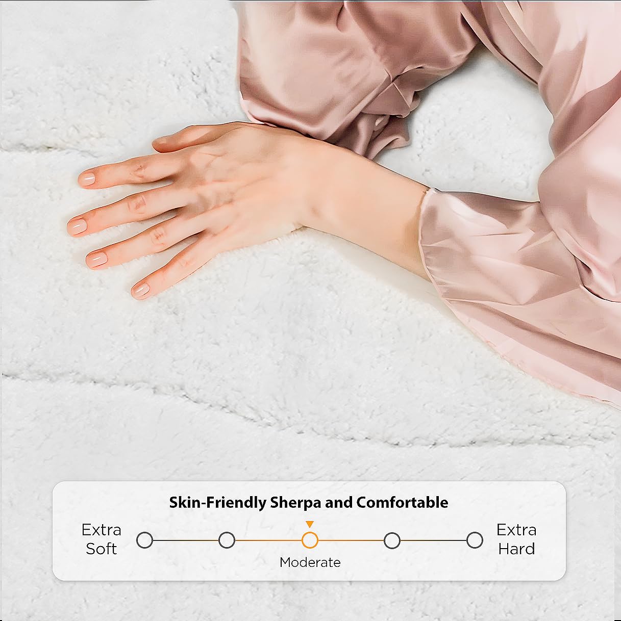 Templewet Heated Mattress Pad Twin XL Size - Single Control Electric Mattress with 4 Heat Settings & 10 Hour Auto Off,Bed Warmer Mattress Cover 15" Deep