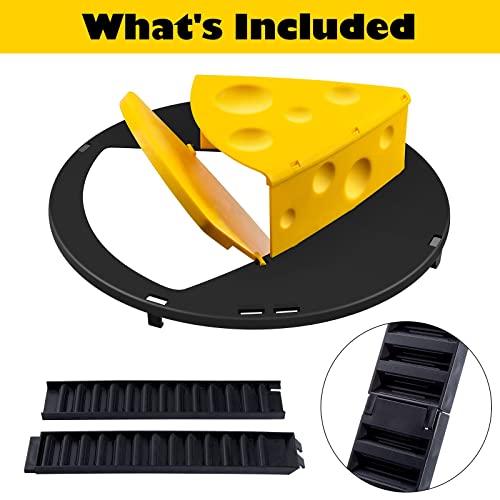Mouse Trap Bucket, Bucket Lid Mouse Trap,Reusable Humane Mouse Traps for House Indoor,Auto Reset Rat Trap Compatible 5 Gallon Bucket(1 Pack