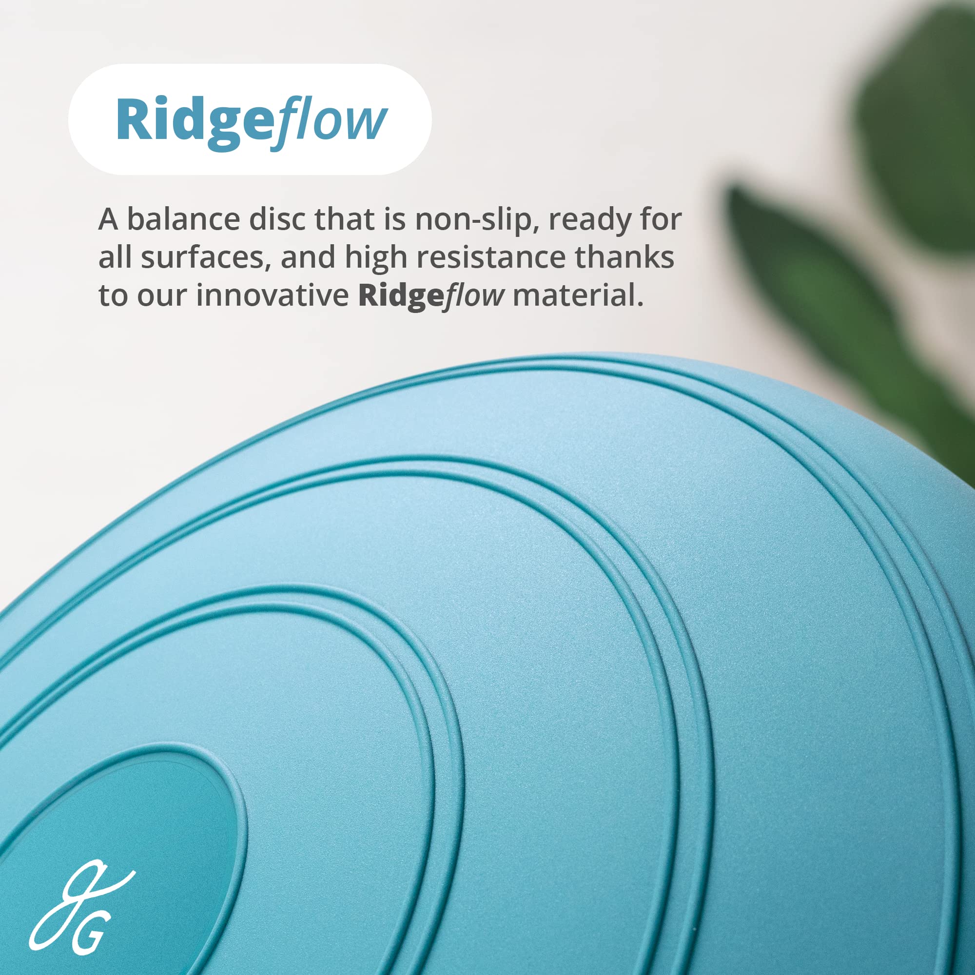 Greater Goods Core Balance Disc - Wobble Cushion for Balance, Exercise, Rehab, and Active Sitting, Deep Sky Blue