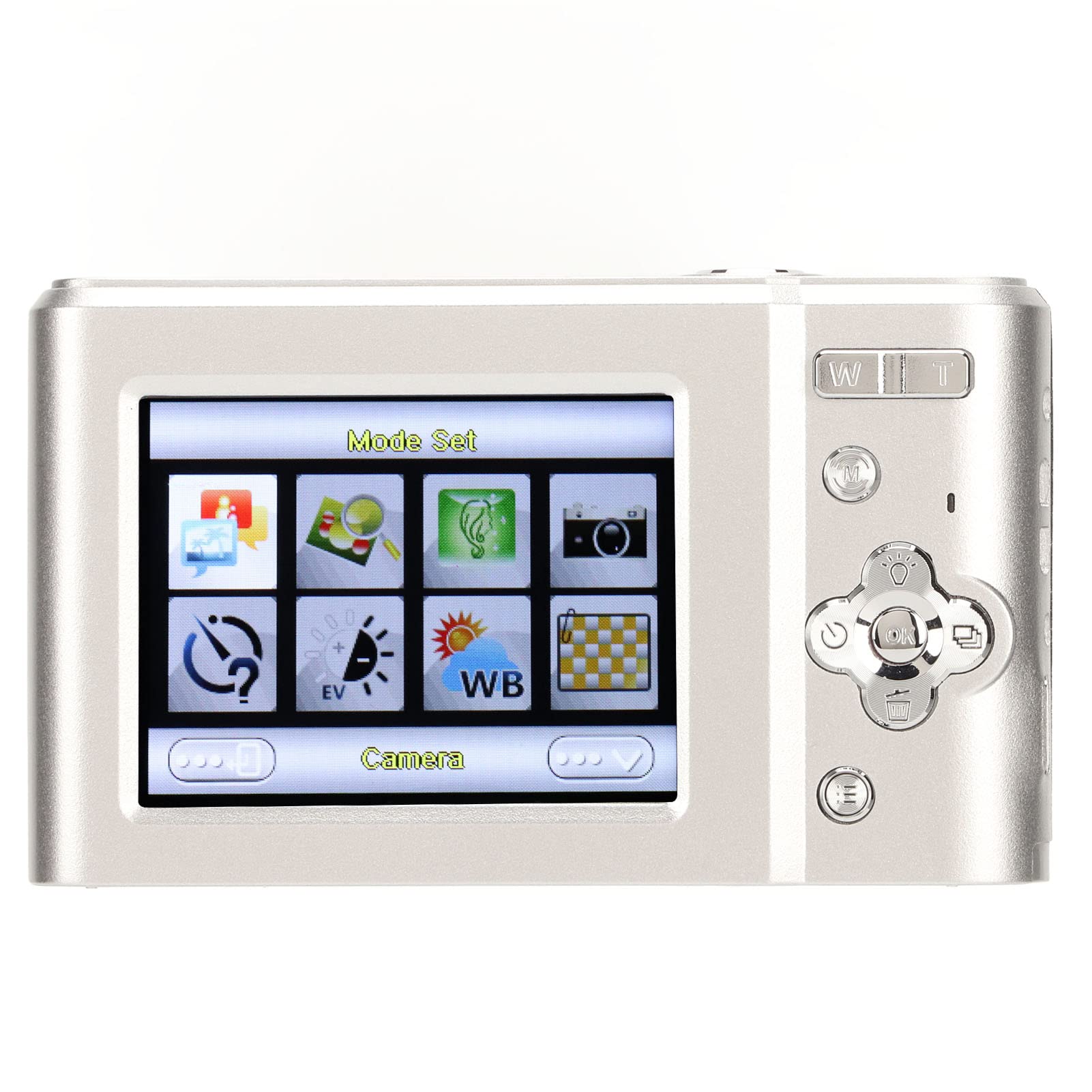Kids Digital Camera, 2.7K Video Recording, FHD 1080P 44MP Vlogging Camera with LCD Screen, Compact Portable Camera with Flashlight, Gifts for Students Teens Adults