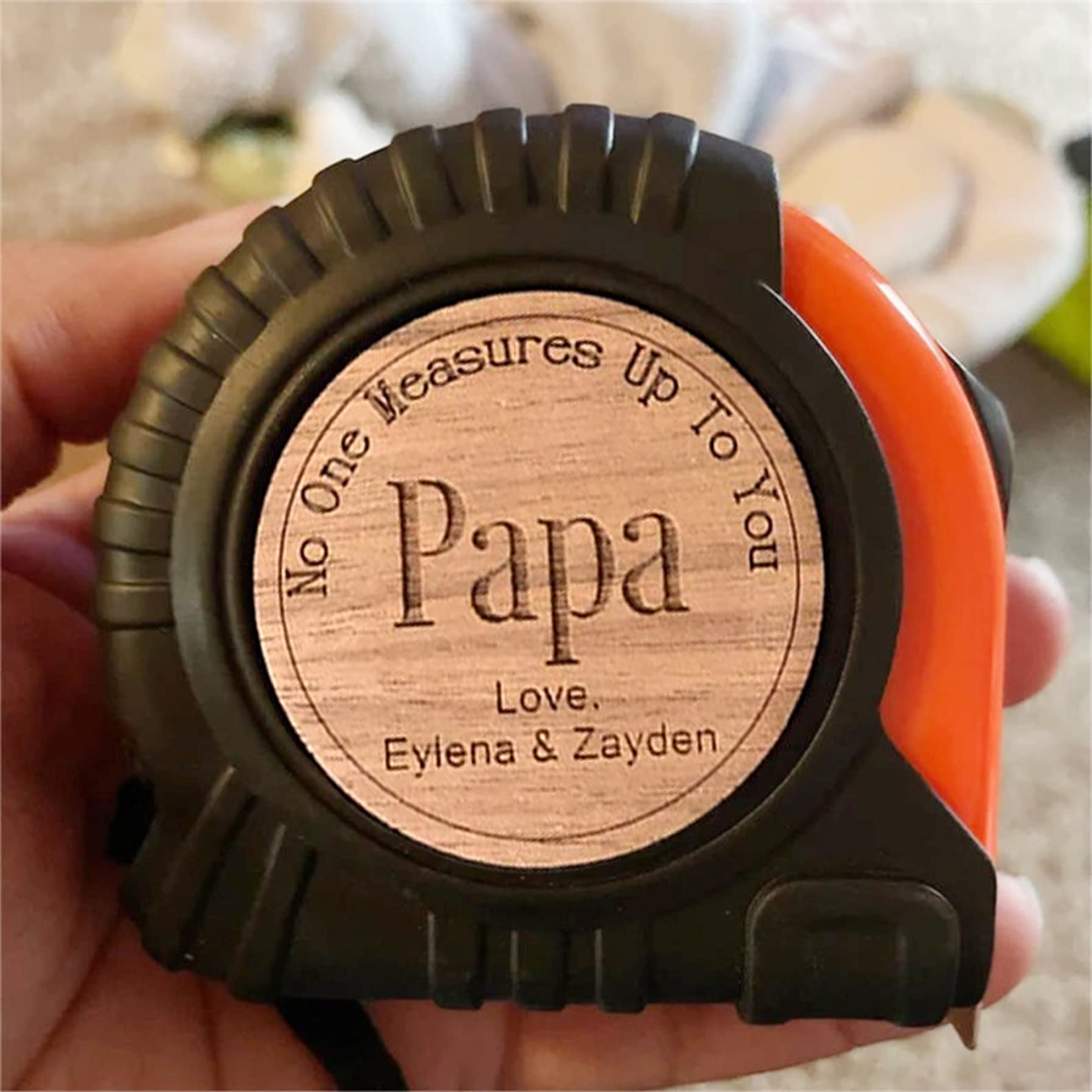 Personalized Tape Measures Fathers Day Gifts,Gift for Dad, Custom Engraved Tape Measure, Personalized Gifts for Men, Step Dad or Bonus Dad Gift, Carpenter Gift