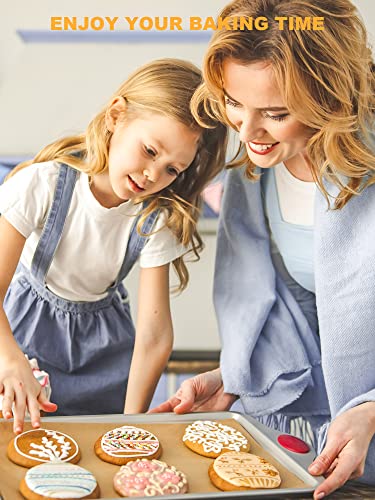 SMARTAKE 200 Pcs 12x16" Parchment Paper Baking Sheets Bundle with 200 Pcs 10 x 15" Parchment Paper Baking Sheets, for Baking Grilling Air Fryer Steaming Bread Cup Cake Cookie and More (Unbleached)