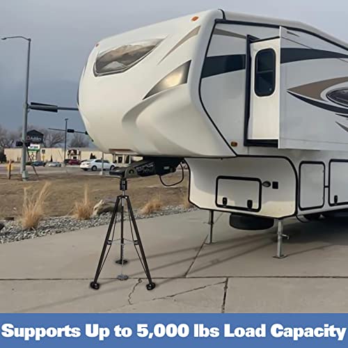 WEIZE 5th Wheel Tripod Stabilizer For trailer, Durable King Pin Stabilizer Adjustable from 39" to 53", 5000lb Load Capacity