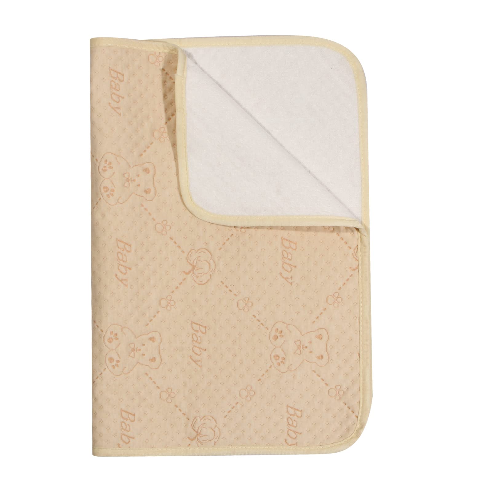 PHREKUDA 2 pcs Baby Bed Pee Pads, Portable Diaper Changing Pad, Changing Pee Pads Pets Potty Training Mat, Waterproof Reusable Washable (19"x27", 2 Pack)