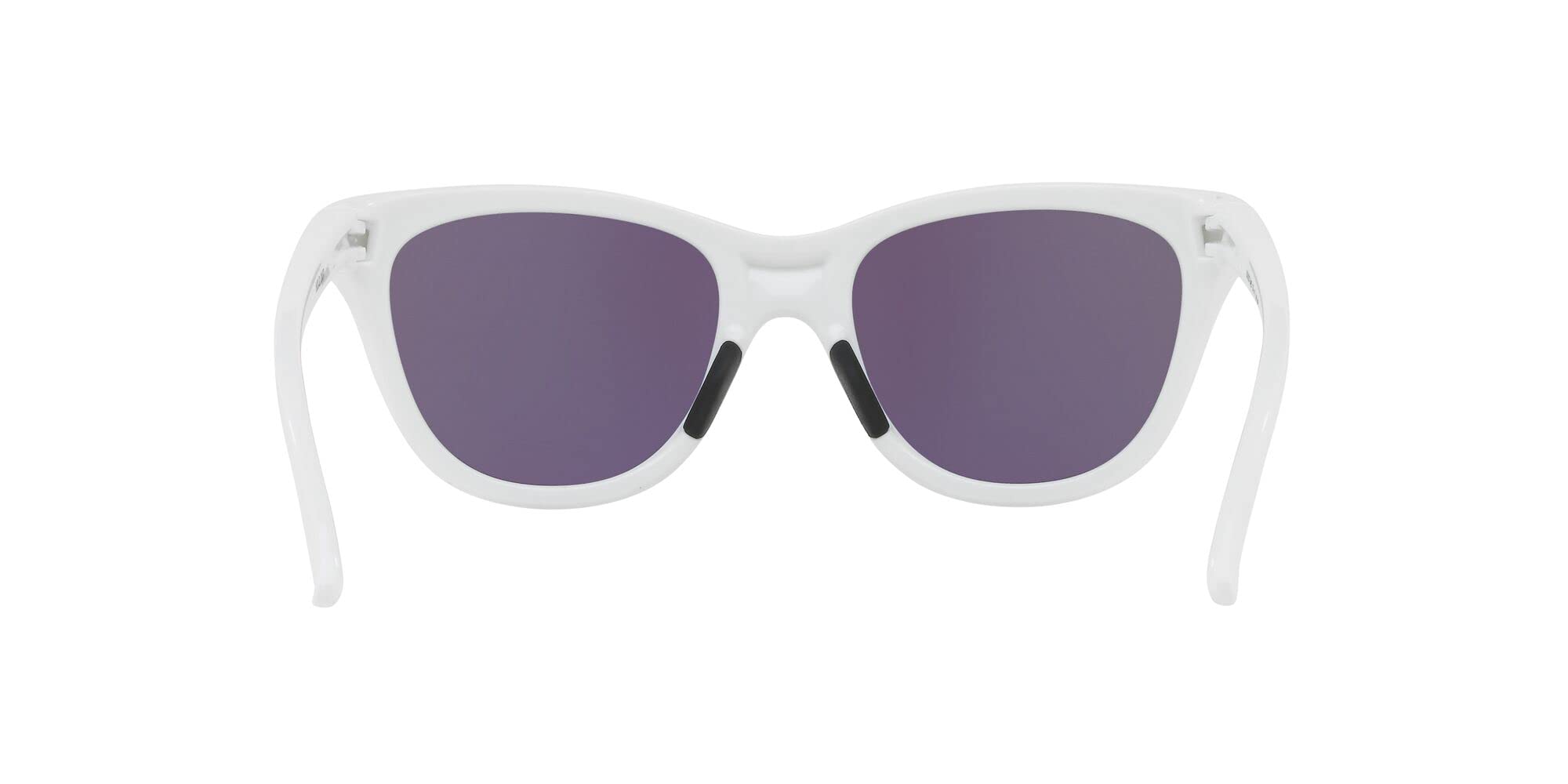 Oakley Women's OO9357 Hold Out Cateye Sunglasses, Polished White/Jade Iridium, 55 mm