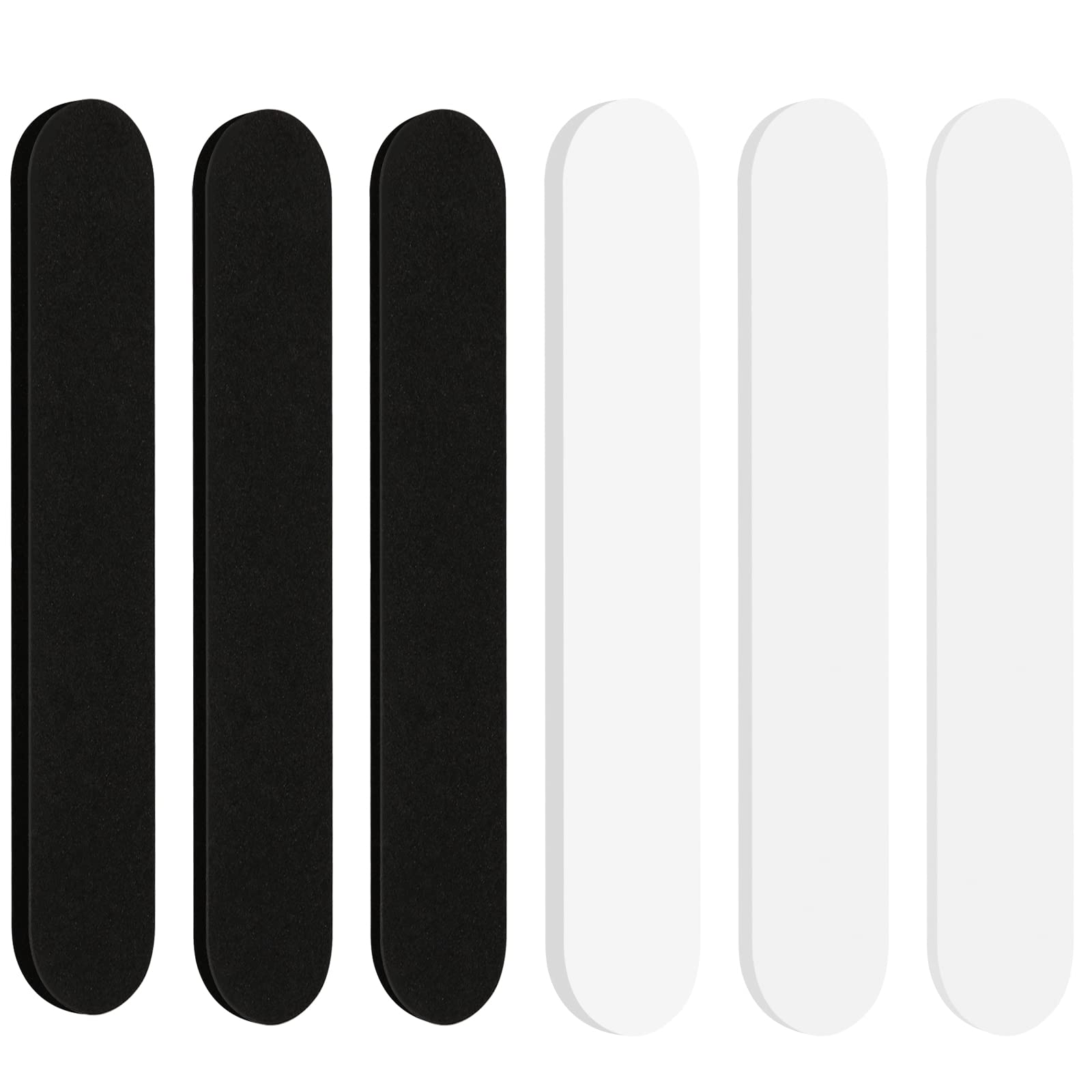 PHSZZ 42 PCS Hat Size Reducer, Foam Hat Sizing Tape, Filler Sizer Reducer Insert Adhesive for Hats Cap Sweatband, 3 sizes (3mm 4mm 5mm Black and White)