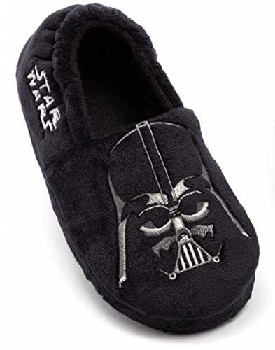 STAR WARS Darth Vader Slippers Boys Kids Villain House Shoes Loafers 11.5 US Little Kid