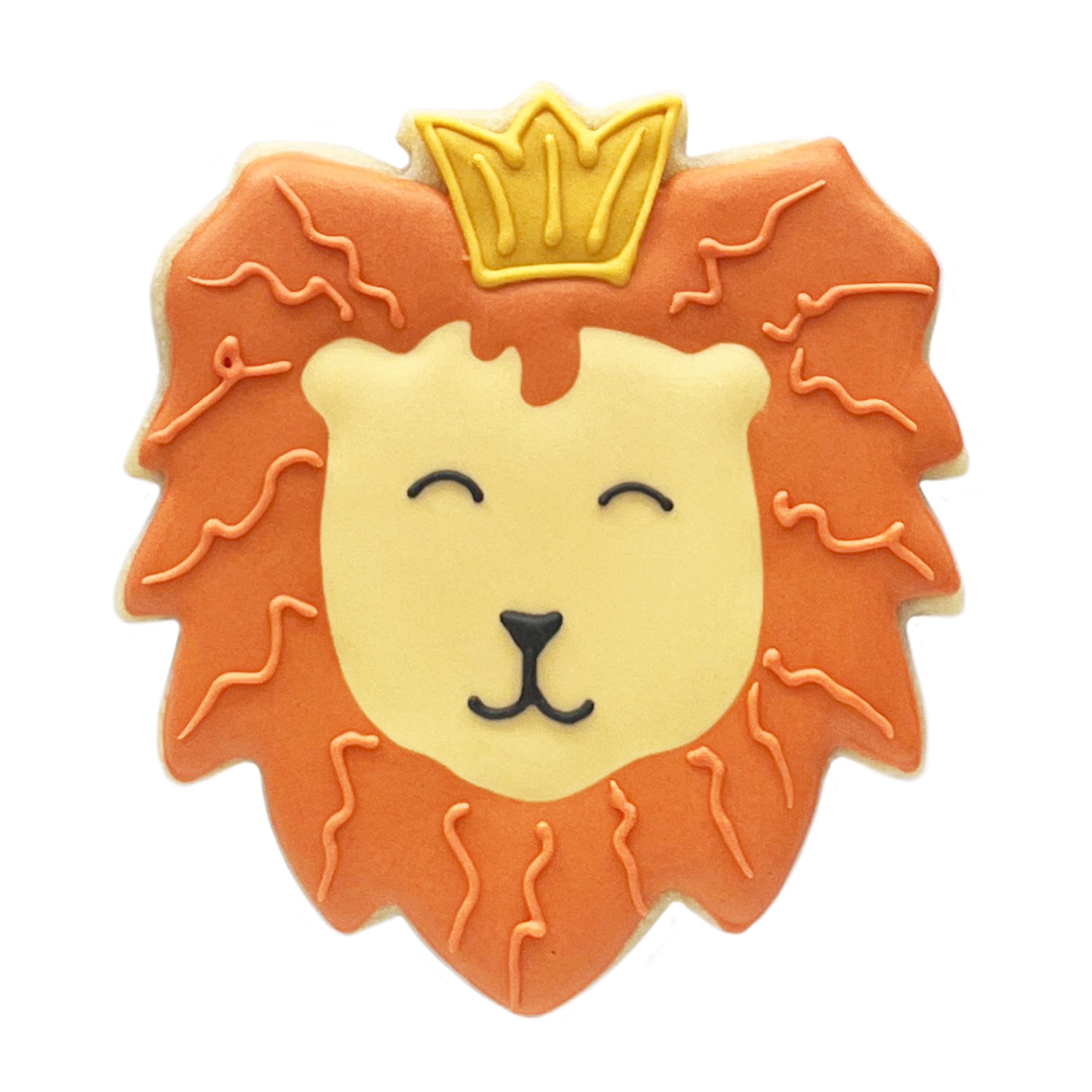Lion Face Cookie Cutter, 3.5" Made in USA by Ann Clark
