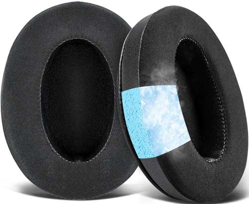 SOULWIT Cooling Gel Replacement Earpad for Audio-Technica ATH M50X/M40X, HyperX Cloud/Alpha, SteelSeries Arctis, Ear Cushion for Sony MDR-1ABT/1RBT/1RNC/7506, Turtle Beach Stealth 420X/600 & More