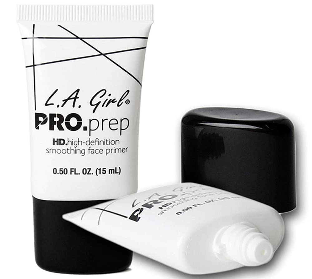 L.A. Girl High Definition Smoothing Face Primer With Vitamin E, Assortment, 0.5 Fl Oz (Pack of 3)