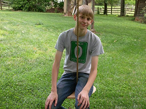 Wood Tree Swings-Tree Swing Cypress Wood Disc Tree Swing and 10 Feet of Rope Not Plywood