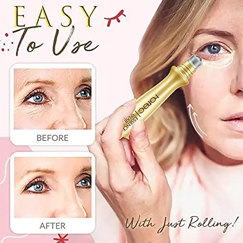 Talkyo Circl Eye Ball Dark Care Skin Remover Slide 15ML Firming Massage Snails Personal Skin Care Gel Eye Pads for Eyelash Extensions (A, One Size)
