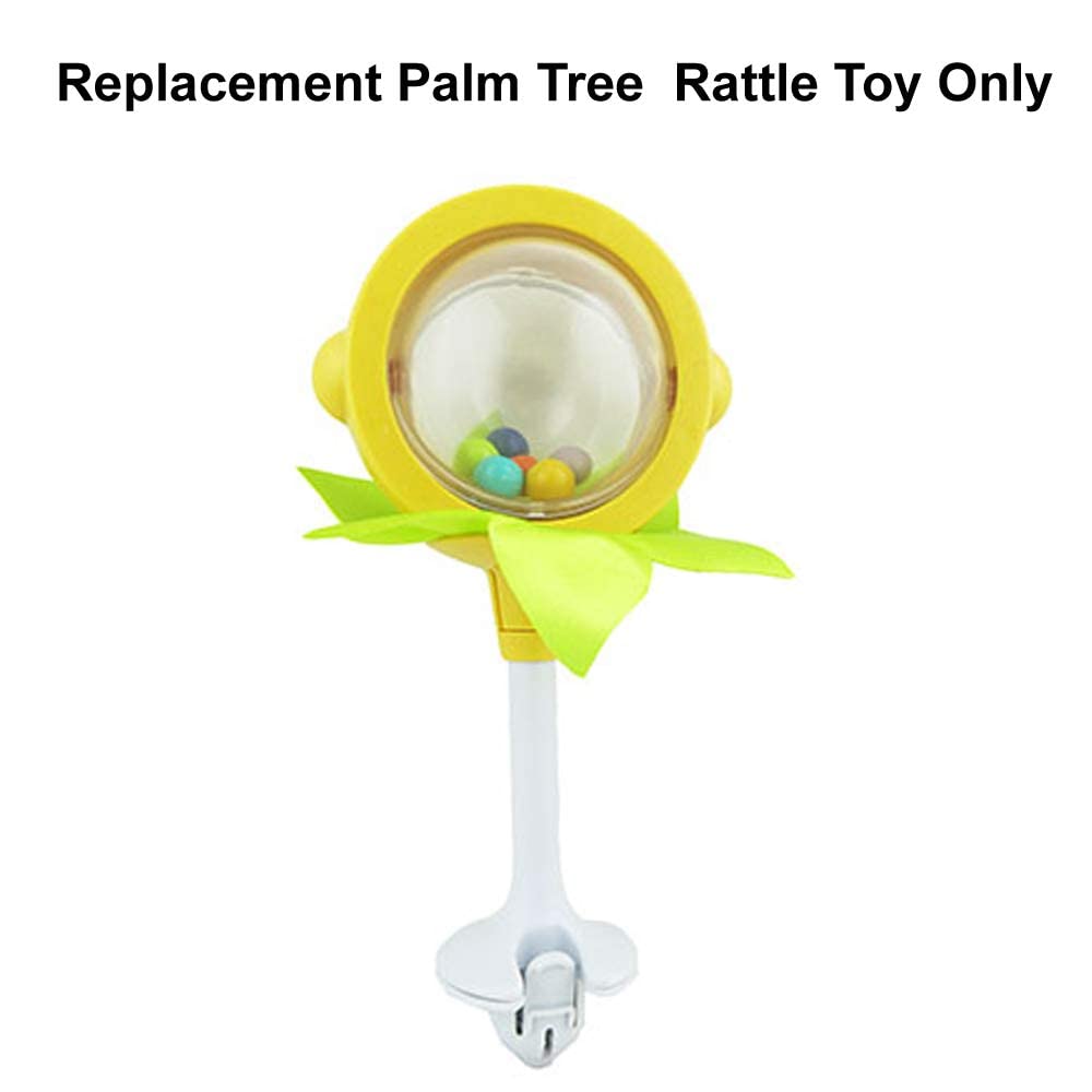 Replacement Parts for Fisher-Price 2 in 1 Sit to Stand Activity Center - FFJ01 ~ Replacement Palm Tree ~ Colorful Rattle Toy