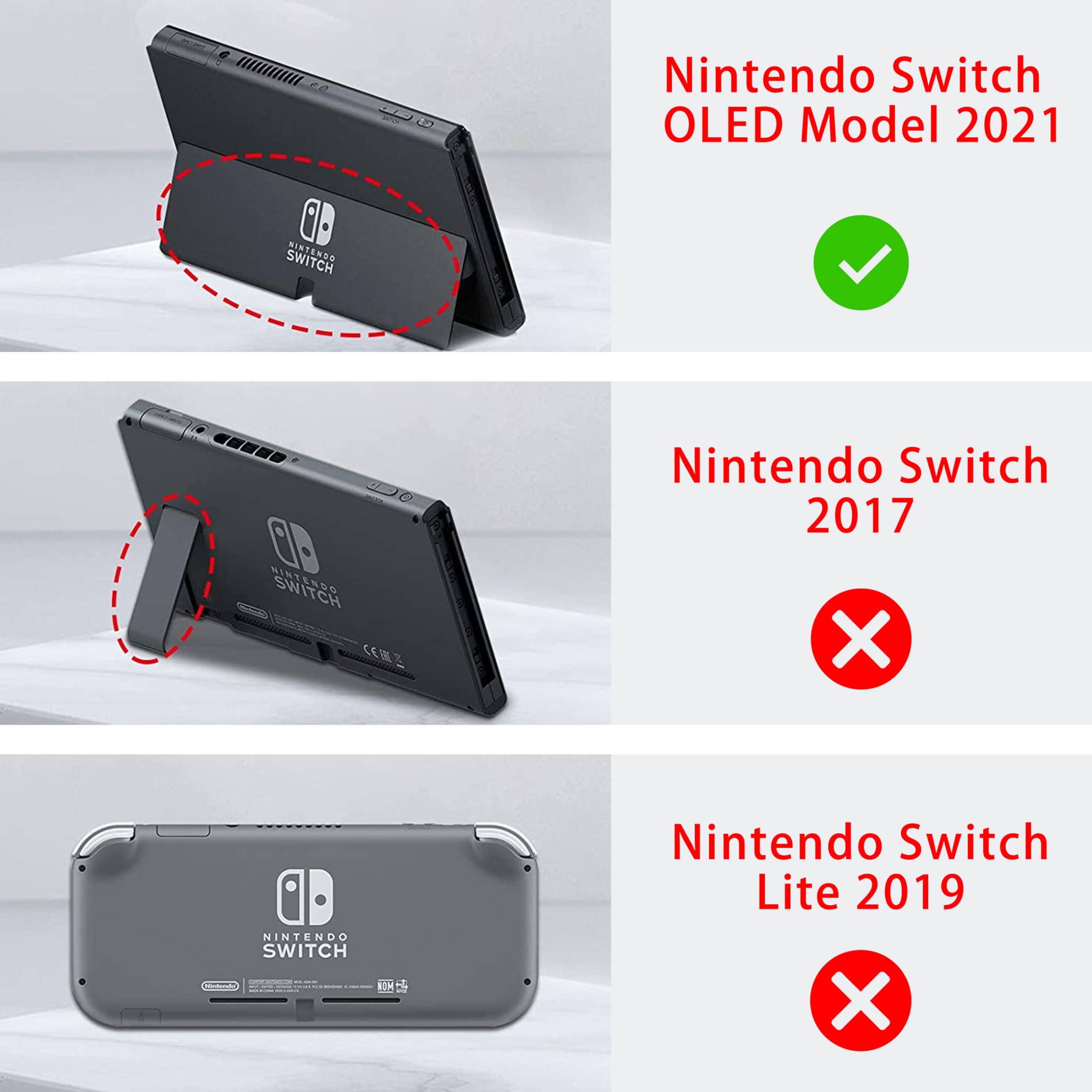 Oqplog Ghost Case for Nintendo Switch OLED 2021 Skeleton Skull Cool Design Character Fashion Scratch Resistant Cases Hard Shell Cover for Girls Kids Boys Men for Switch OLED,Pp