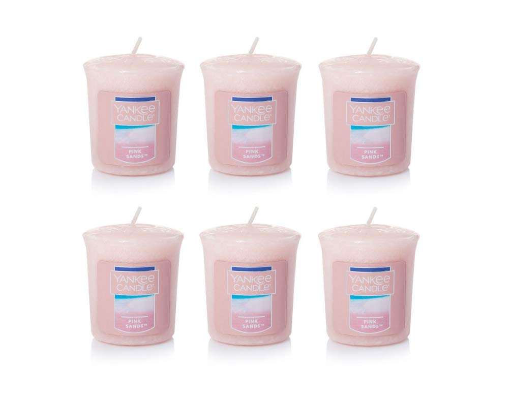 Yankee Candle Lot of 6 Pink Sands Votives
