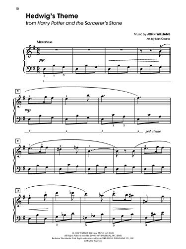 Harry Potter -- Sheet Music from the Complete Film Series: Easy Piano