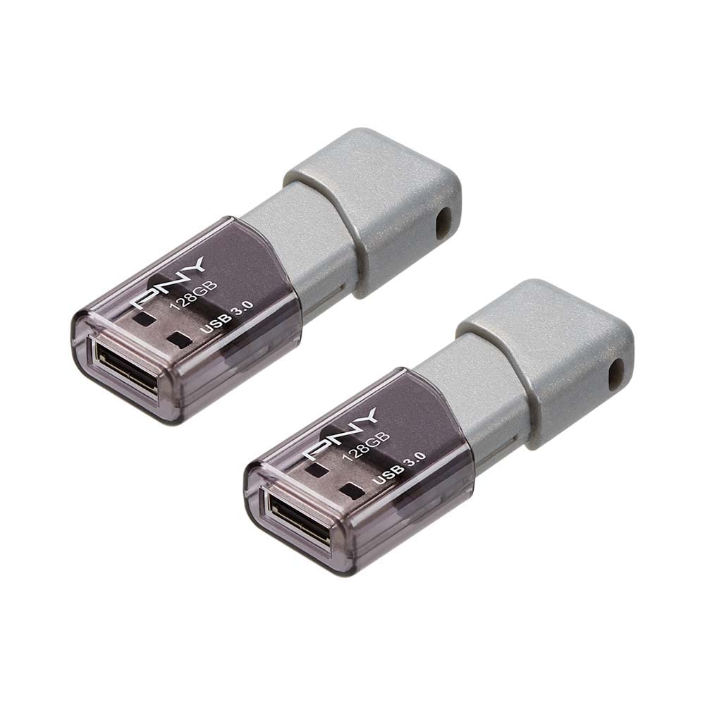 PNY 128GB Turbo Attaché 3 USB 3.0 Flash Drive, 2-Pack & SanDisk 512GB Ultra Flair USB 3.0 Flash Drive - SDCZ73-512G-G46