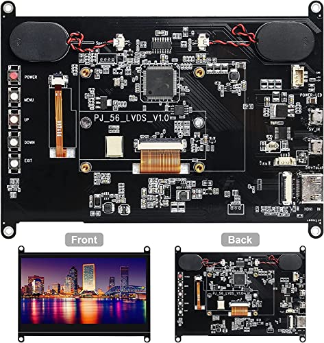 Raspberry Pi Screen 7 inch Monitor Raspberry Pi Display LCD 1024 * 600 Touchscreen Small Monitor for Raspberry Pi 4/3/2/Zero/B/B+ Win10/8/7 Raspbian Free Driver