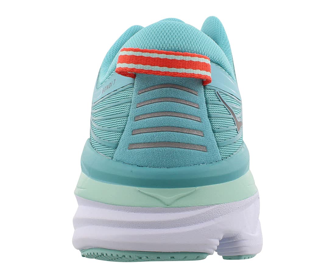 HOKA ONE ONE Bondi 7 Womens Shoes Size 10.5, Color: Aquarelle/Eggshell Blue