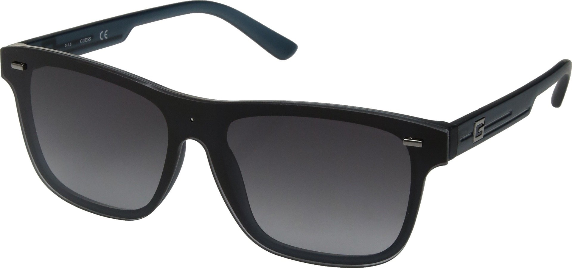 GUESS GF0183 Matte Crystal Navy With Gunmetal/Smoke Gradient Lens One Size