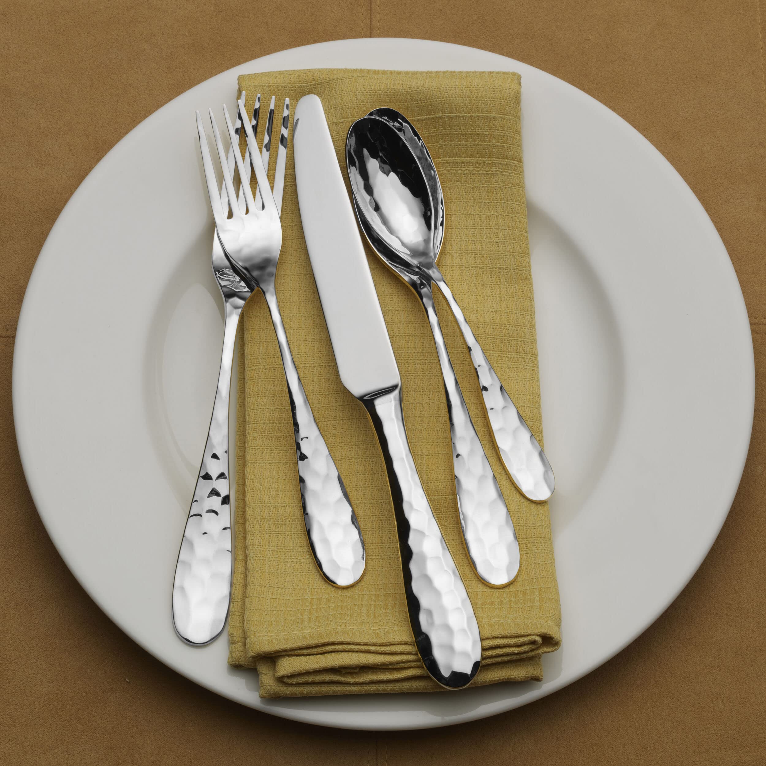 Mikasa Lilah 18.10 Stainless Steel 45-Piece Flatware Set, Service For 8,(Silver)