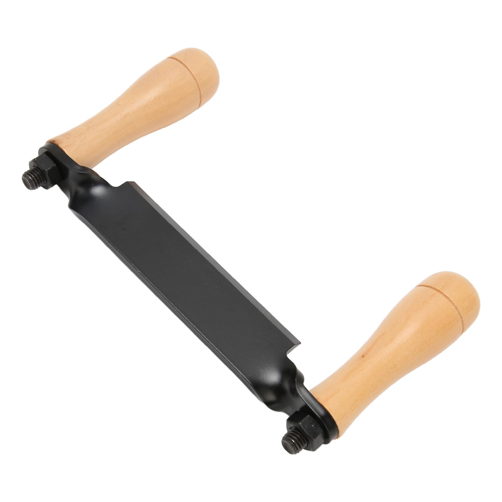 Straight Draw Knife Steel Blade Wooden Handle High Hardness Polished Draw Shave Tool for Woodworking Projects