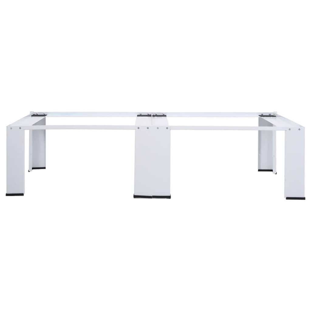 GOLINPEILO Double Washing and Drying Machine Pedestal Base Stand Stacking Kit Shelf Dryer Mini Refrigerator Cabinet Stackable Kit Utility Room, Washing Room without Drawer Or Shelf 54.5"x27.2"x12.8"