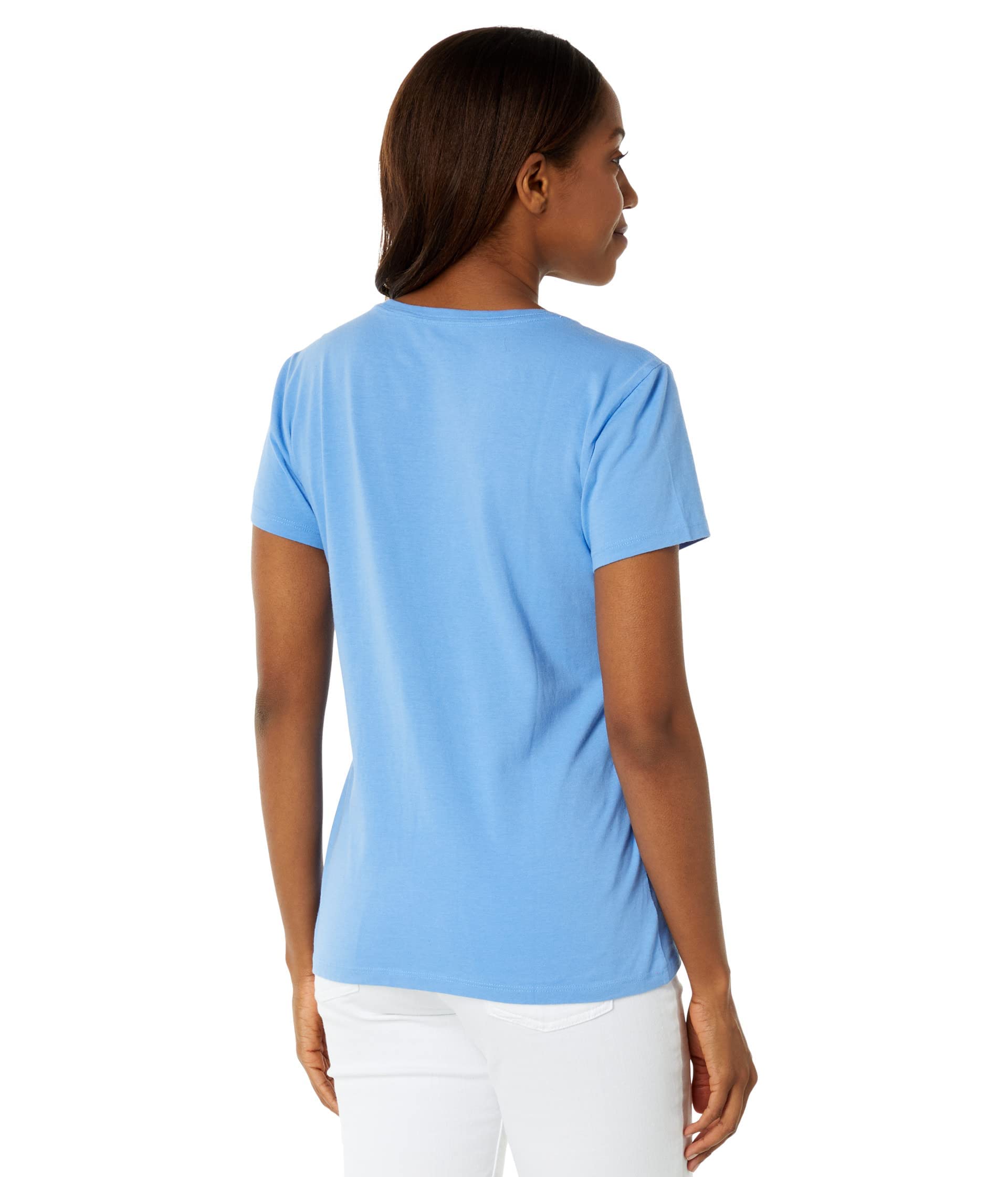 Life is Good Sunflowerscape Short Sleeve Crusher™ Tee Cornflower Blue XL (US 16-18)