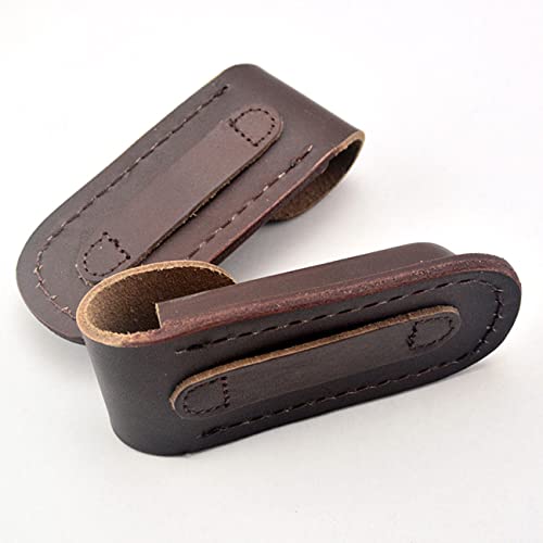 Multitool Sheath, Leather Knife Sheath for Multitools, Pocket Knife Holder Belt Loop Case, Knife Pouch Belt Sheath, Knife Holster for Carrying Folding Knife, Swiss Army Knife, Small Knife (Brown)