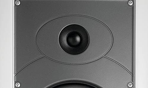Polk Audio IW65 In-Wall Speaker, Moisture Resistant Design for Damp and Humid Indoor/Outdoor Placement - Bath, Kitchen, Covered Porches (White, Paintable-Grille)