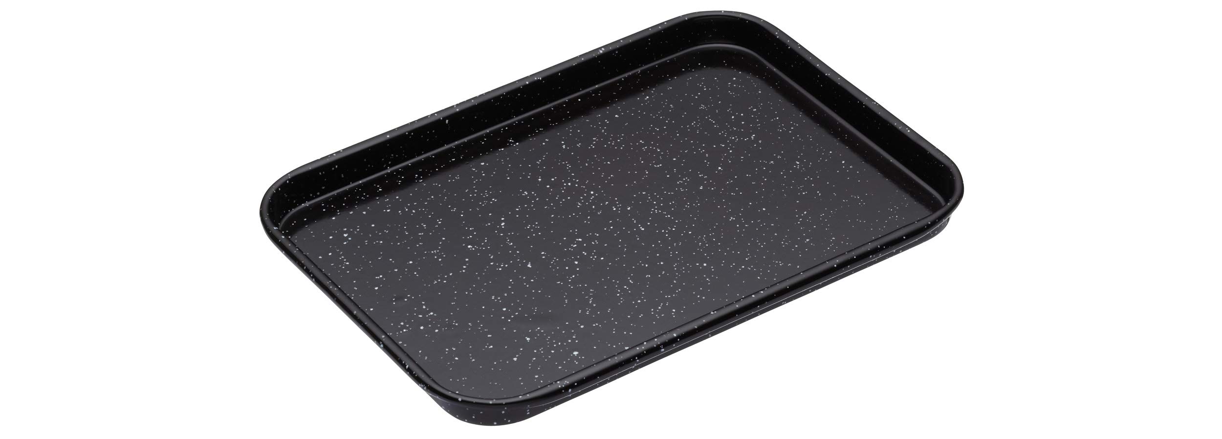 MasterClass Small Baking Tray, Scratch Resistant Vitreous Enamel and Induction Safe 1 mm Thick Steel, 24 x 18 cm